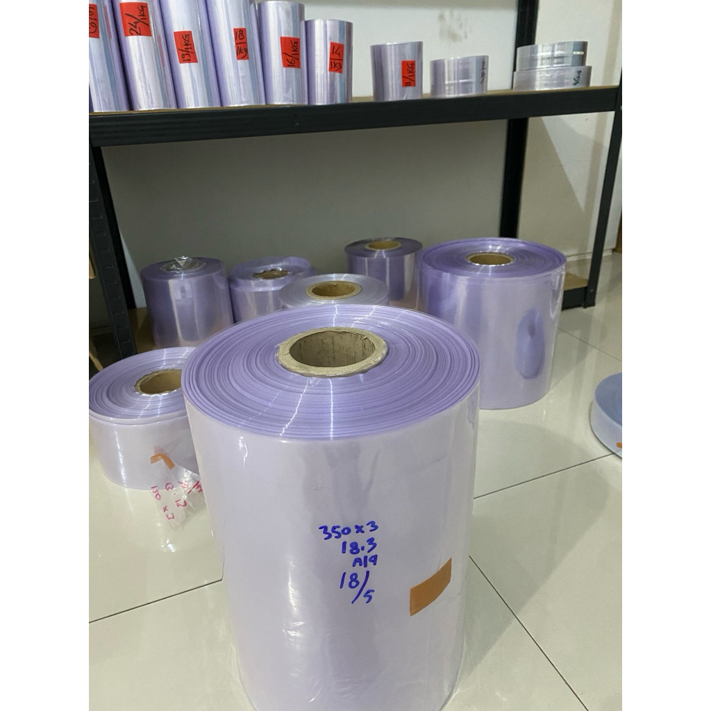 Jual Plastik Segel/ Plastik PVC Shrink lebar 35cm 1roll | Shopee Indonesia