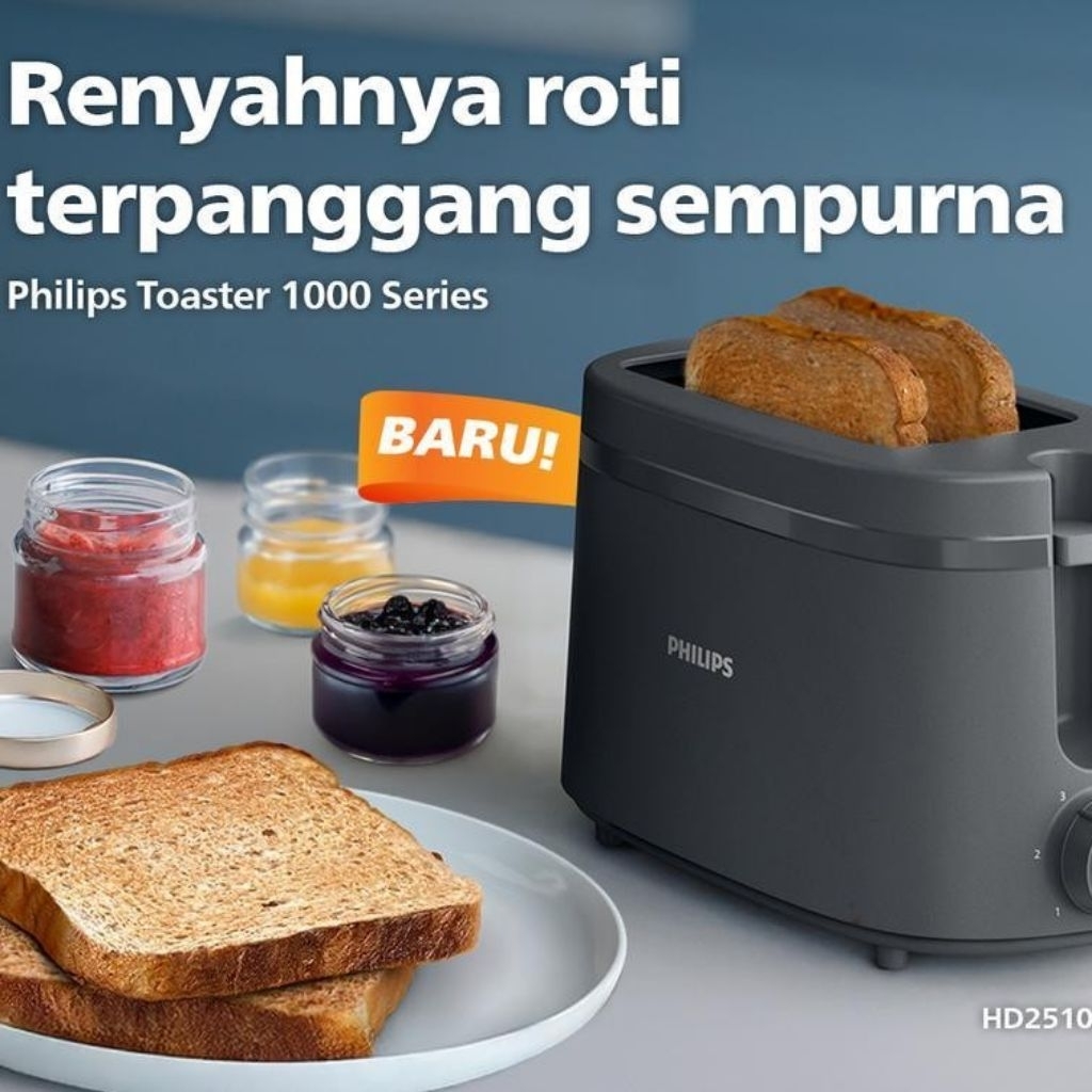 Jual PHILIPS Toaster Pemanggang Roti HD2510 | Shopee Indonesia