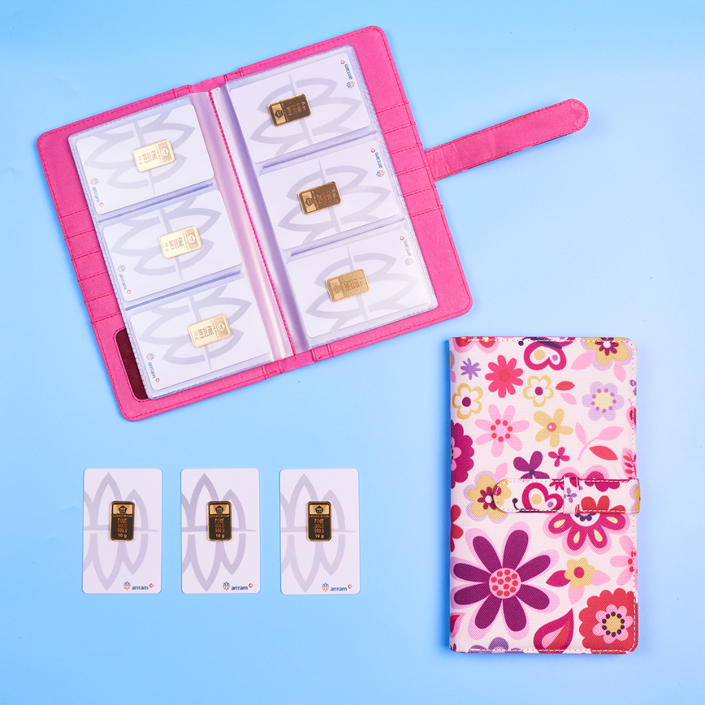 Jual Dompet Card Holder Wallet Tempat Kartu Atm Emas Antam Logam Mulia ...