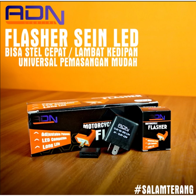 Jual Flasher led sein XCASE ADN SIGN Bisa atur Cepat lambat kedip sein ...