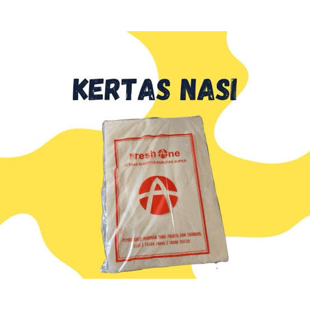 Jual KERTAS NASI BUNGKUS MERAH 210 LEMBAR / BUNGKUS NASI / KERTAS ...