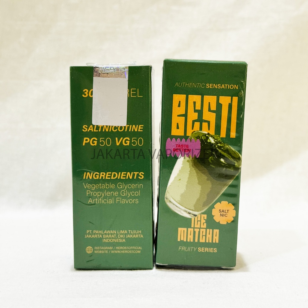 Jual [SALT ICE] BESTI ICE MATCHA SALTNIC 30ML 30MG BY BESTIE HERO57 R57 ...