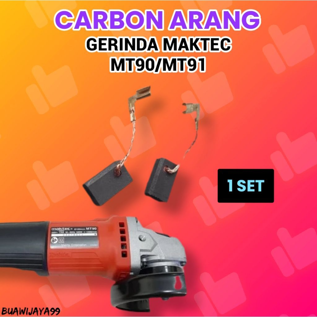 Jual carbon arang (carbon brush) MT90 MT91 gerinda maktec - kul karbon ...