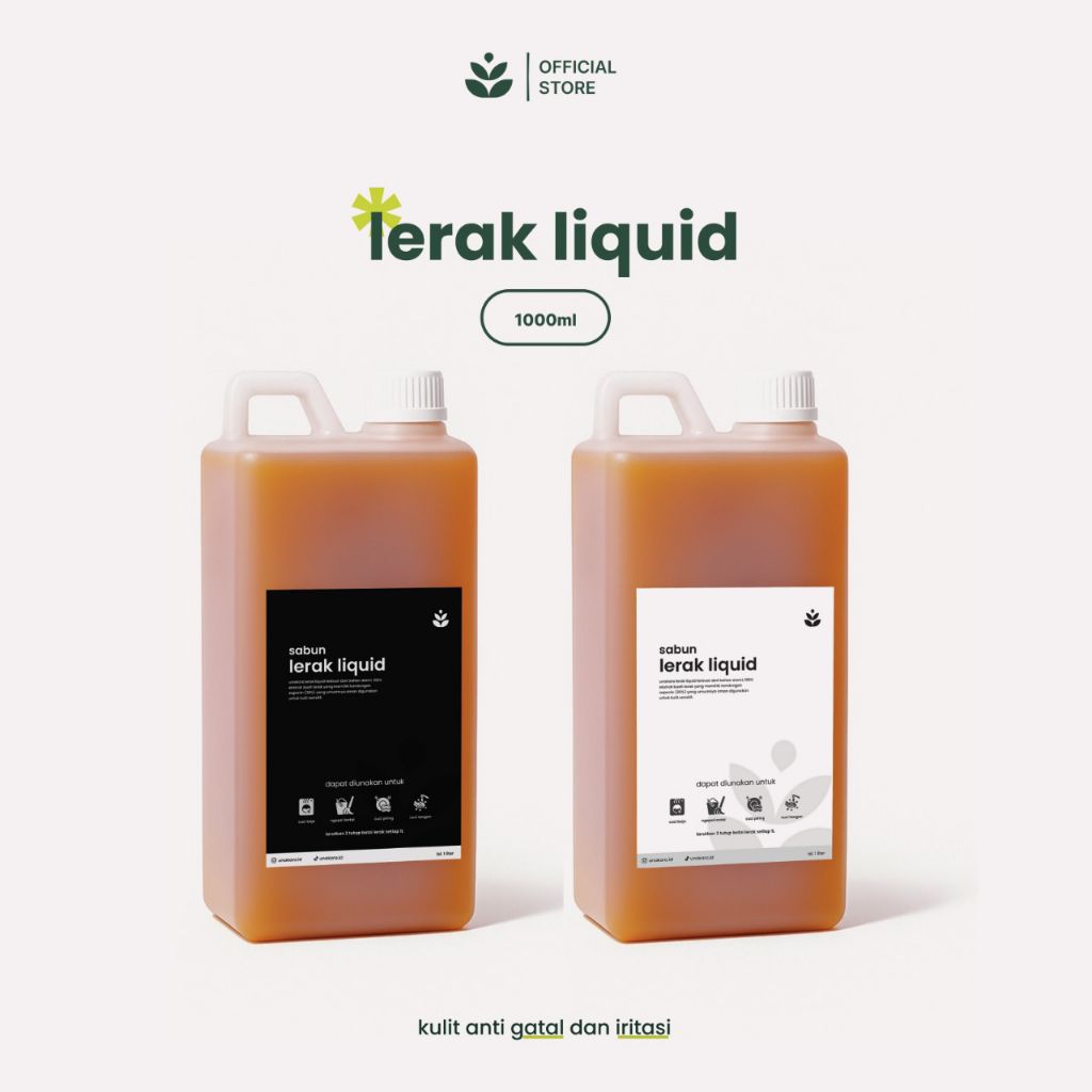 Jual sabun lerak cair premium 1 Liter ramah lingkungan unakara | Shopee ...