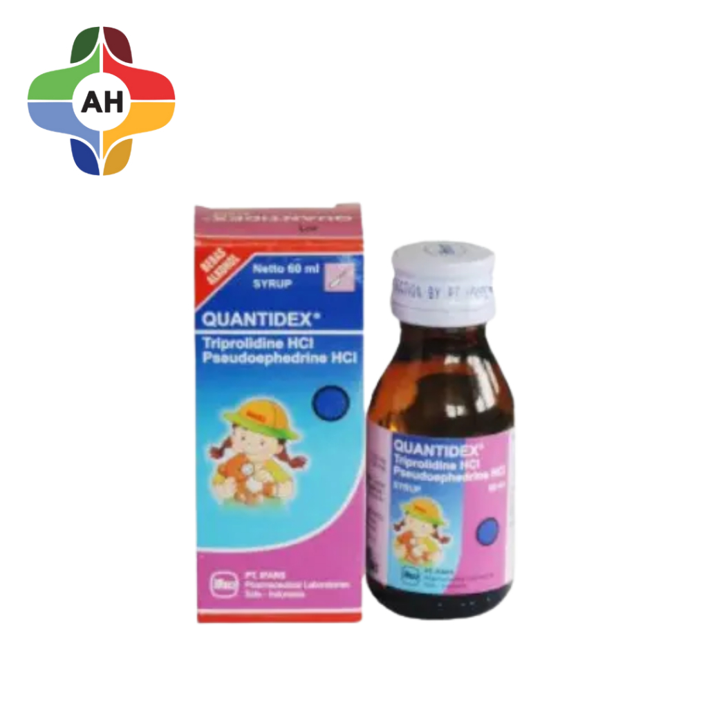 Jual Quantidex Sirup 60 ml - Obat Pilek Alergi dan Bersin-bersin Pada Anak / Apotek Hutama ...