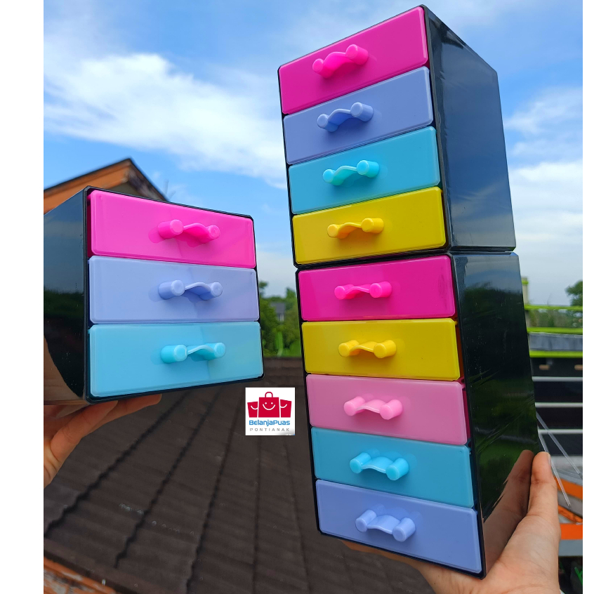 Jual Laci Mini Susun 3/4/5 Lemony Plast/ Laci Container Kecil / Laci ...
