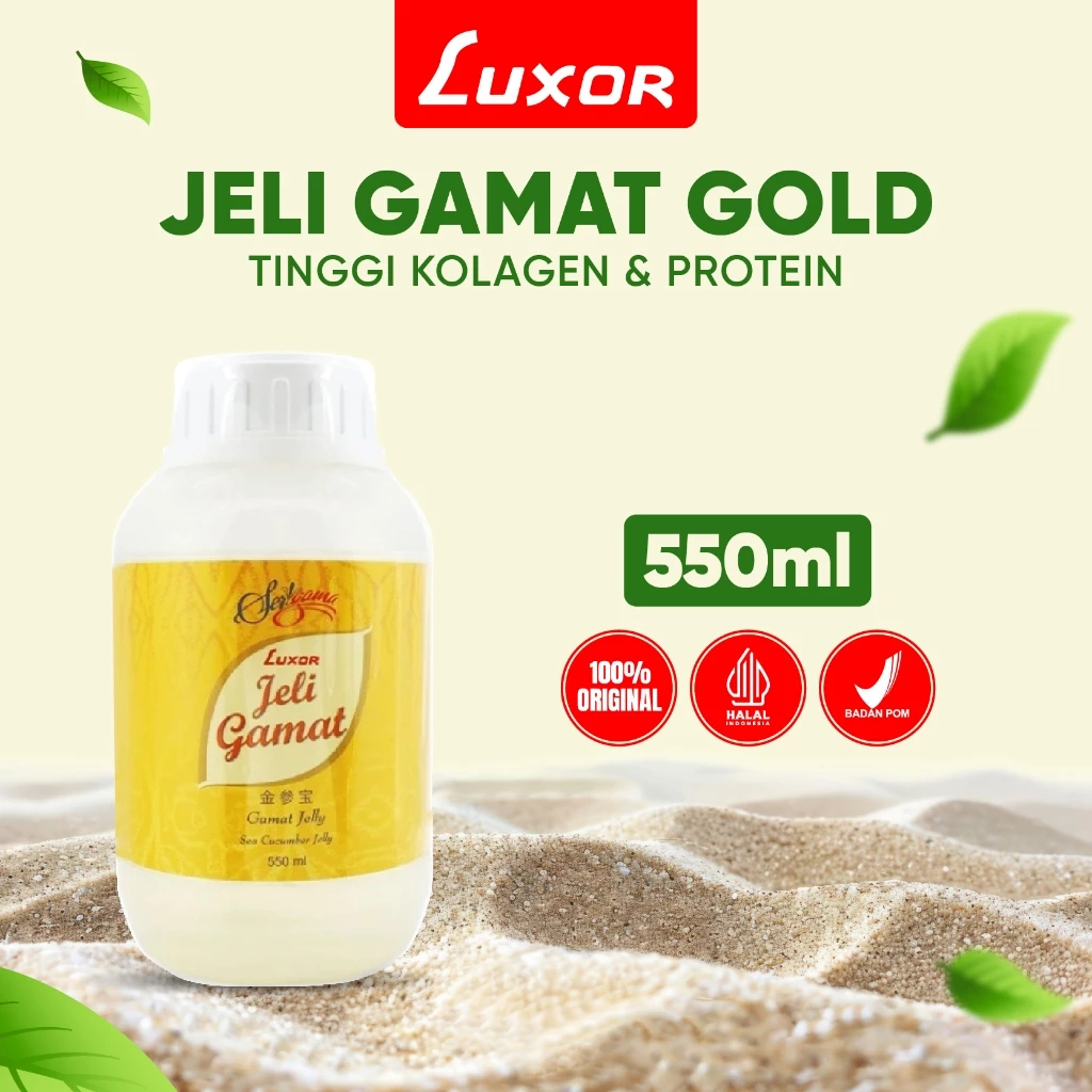 Jual Jelly Gamat Luxor 550ml | Jeli Gamat Luxor 550ml Tinggi Kolagen ...