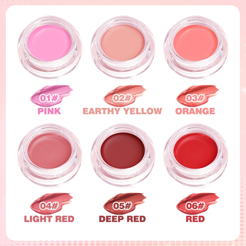 Jual [Hot] Mellow Radiant Blush Matte Shimmer Blush Powder Cheek High ...