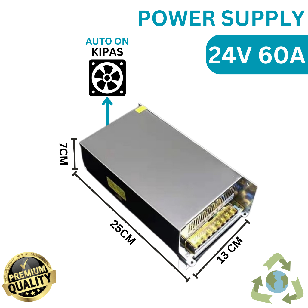 Jual Switching Power Supply PSU 24V 60A High Quality, 24 Volt 60 Ampere ...