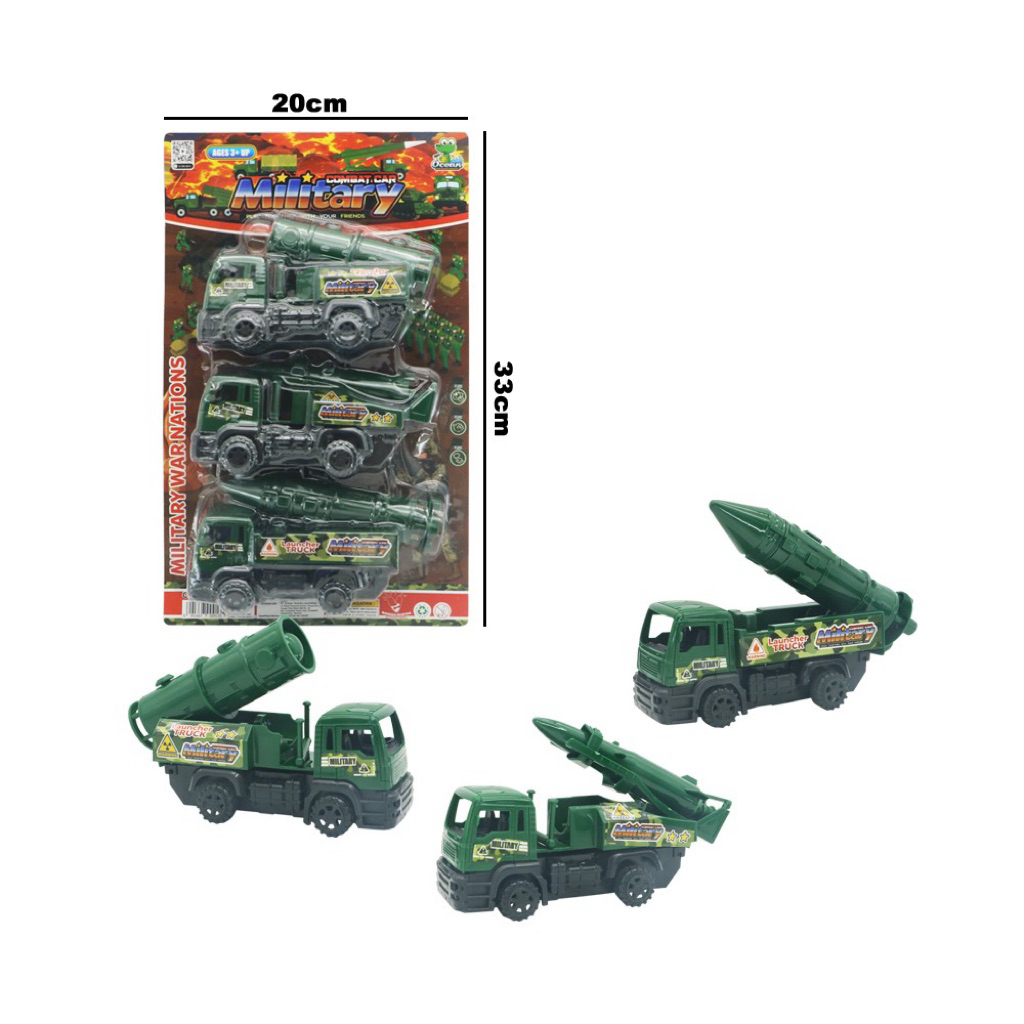 Jual TRUK MILITARY 3PC PRES 5223 / TRUCK MOBIL CAR CARS / MAINAN ...