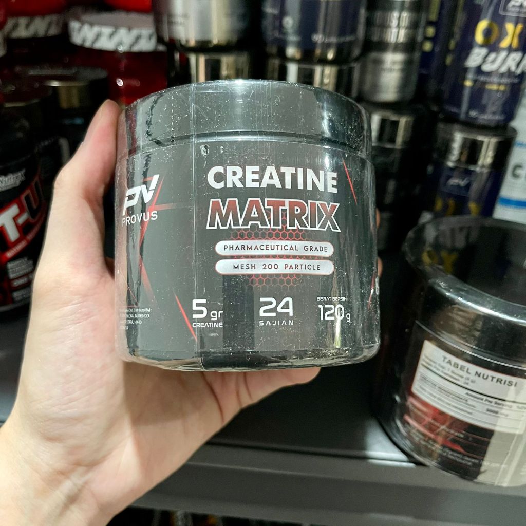 Jual PROVUS Creatine Matrix 120 , 250 dan 300 gram Monohydrate ...