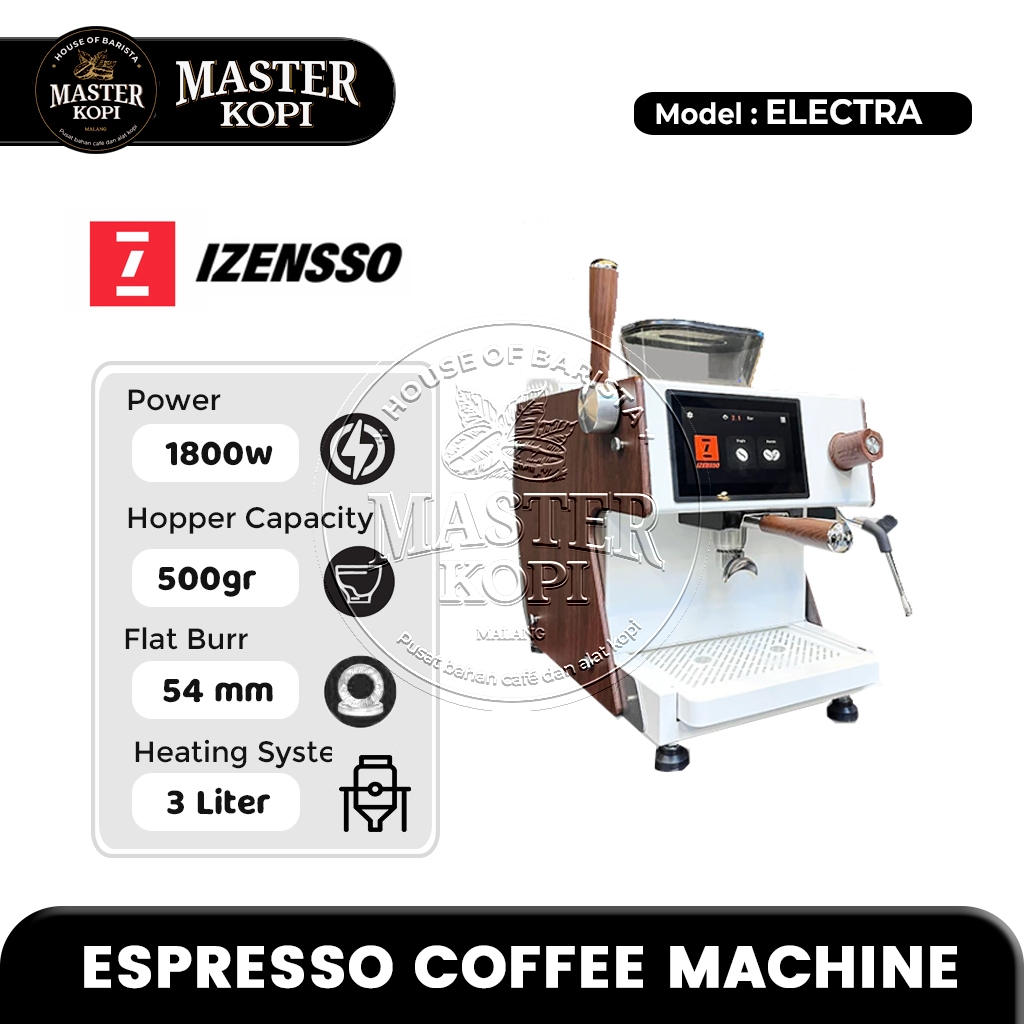 Jual Mesin Kopi Espresso IZENSSO ELECTRA Coffee Machine Brew Like Latte ...