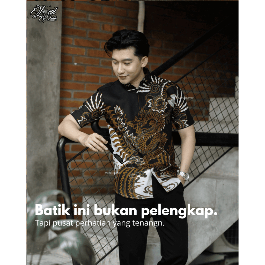 Jual MENSBATIK - Naga Dhara II - Batik pria Modern – Gaya Negarawan ...