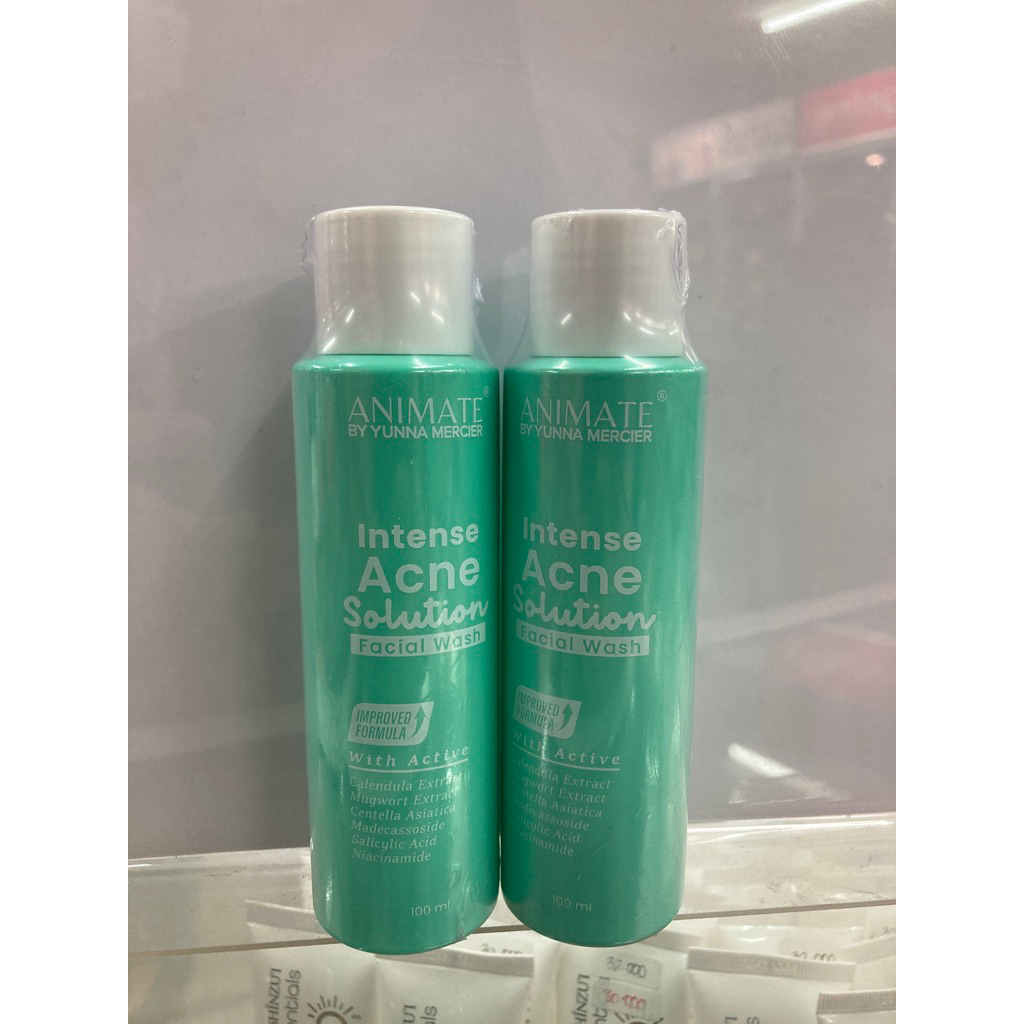 Jual Animate Intense Acne Solution Facial Wash / 100ml | Shopee Indonesia