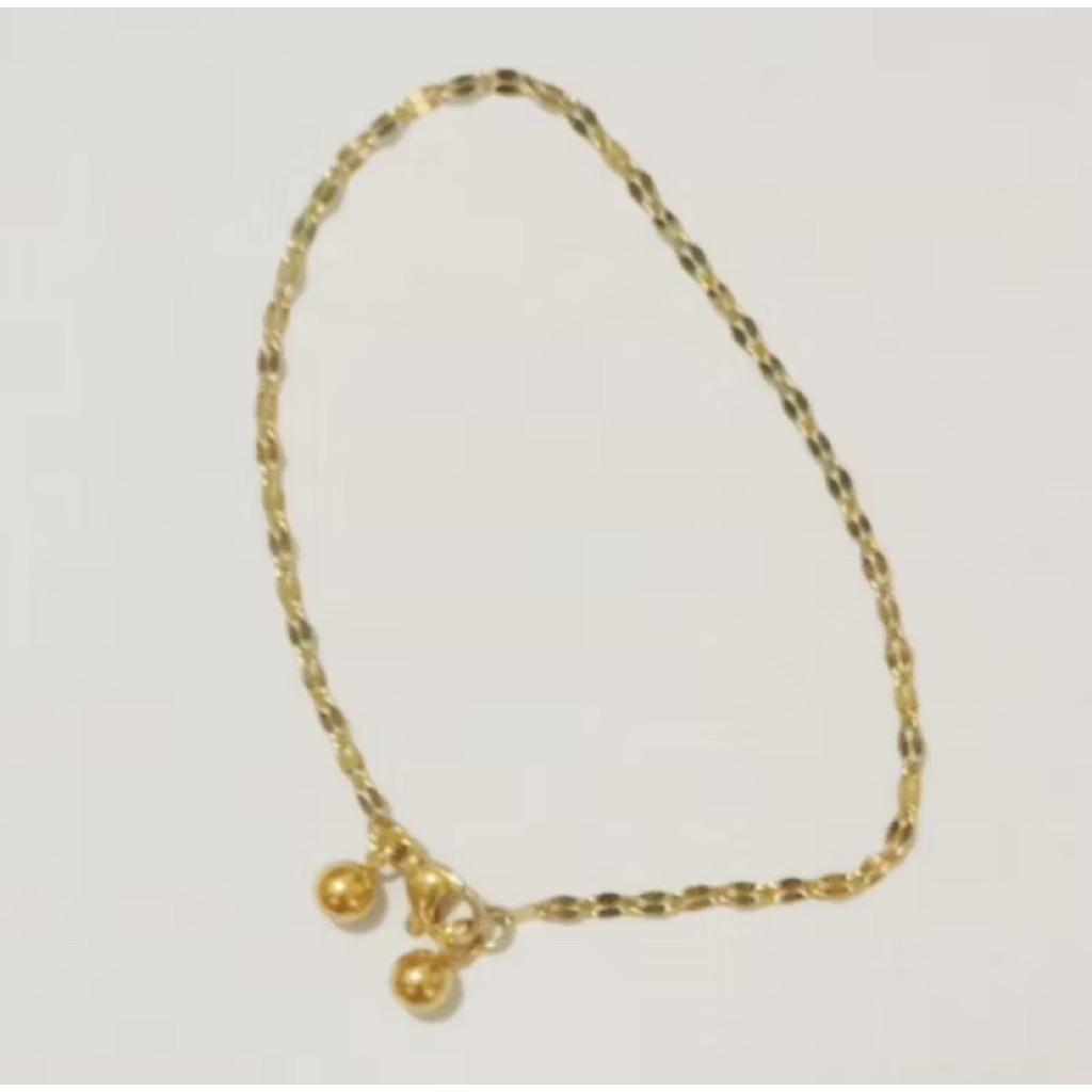 Jual Gelang Titanium Model Padi Wanita (Gold) | Shopee Indonesia