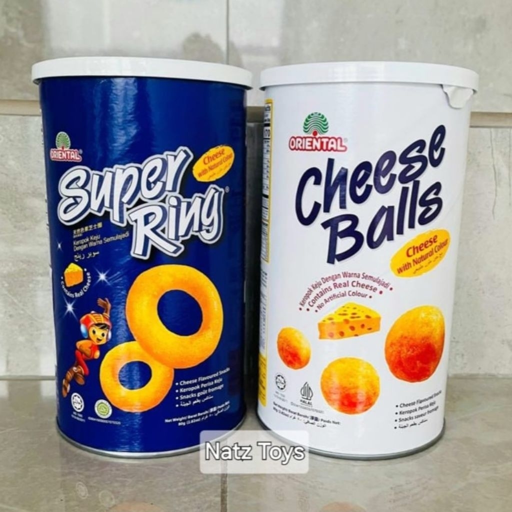Jual Oriental Snack Super Ring,Cheese Ball & Green Pea 60 gr & 80 gr ...