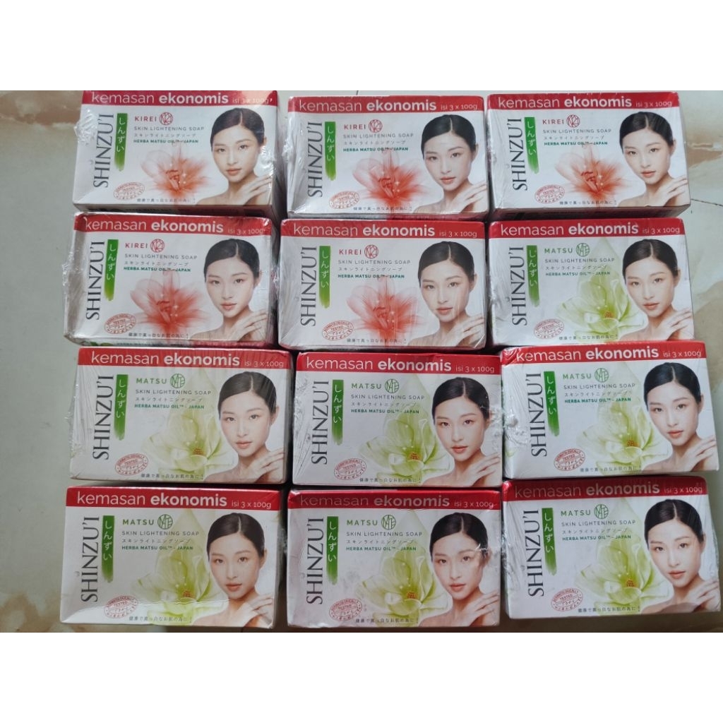 Jual Shinzui skin lightening sabun batang jumbo isi 3×100gr | Shopee ...