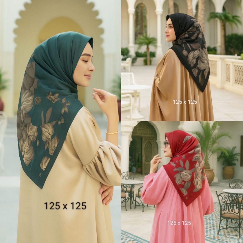 Jual FLOW GOLD SYARI SERIES - JILBAB SEGI EMPAT VOAL SUBLIM - VOAL ...