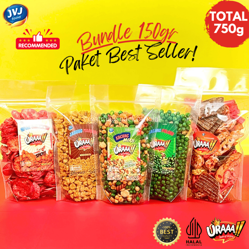 Jual PAKET SERBA KACANG-KACANGAN & JAGUNG OPAK URAAA!! GET 5 PACKAGES ...