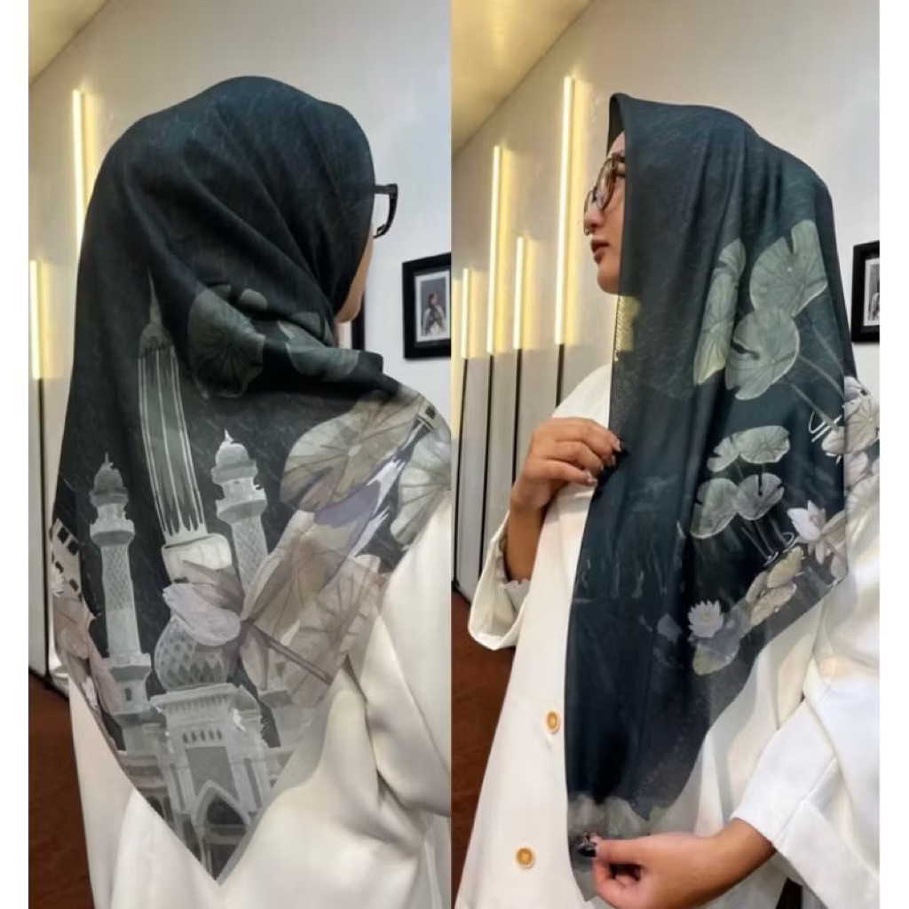 Jual ARASCARF MONOGRAM SCARF MALANG SERIES READY PREMIUM MONOGRAM | Shopee Indonesia