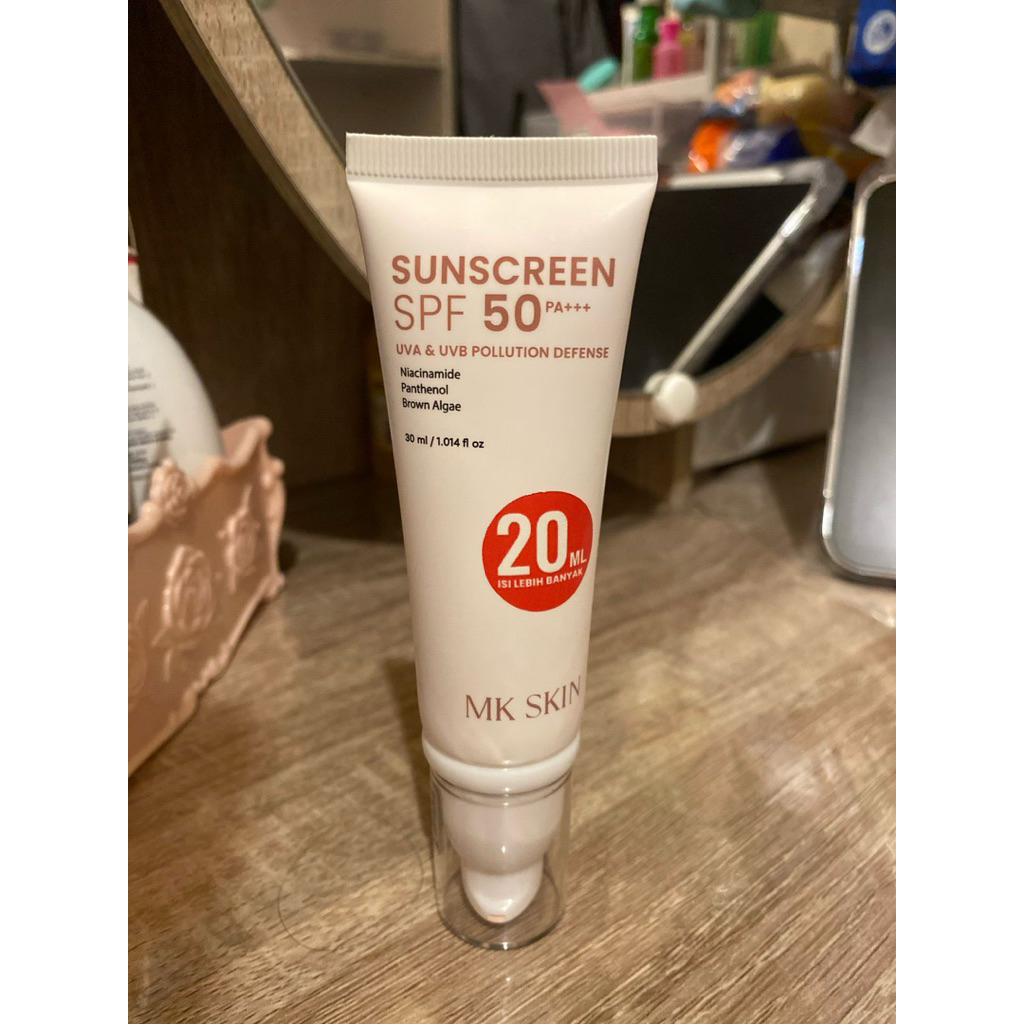 Jual PRELOVED SUNSCREEN MK SKIN SPF 50 PA +++ (ISI 90%) | Shopee Indonesia