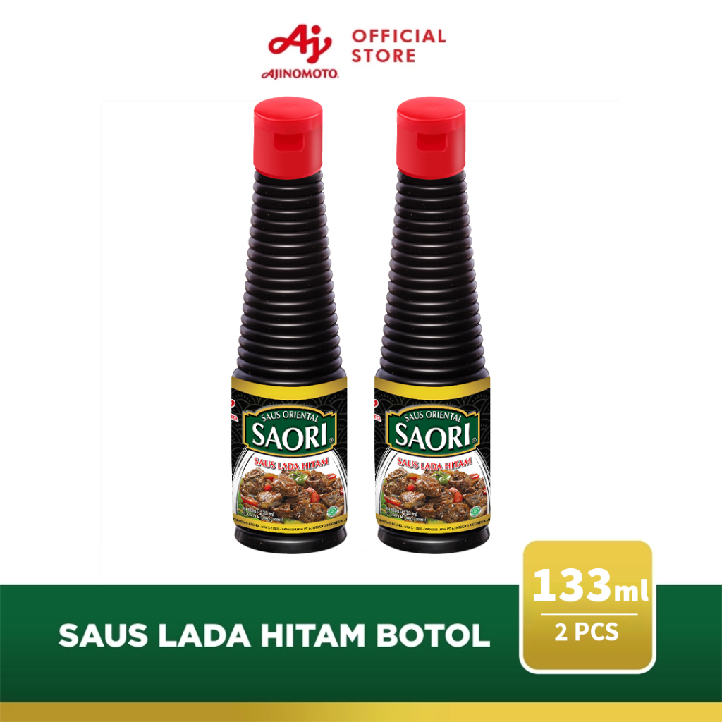 Jual SAORI® Saus Lada hitam Oriental Blackpepper Botol 133 ml (2 pcs ...