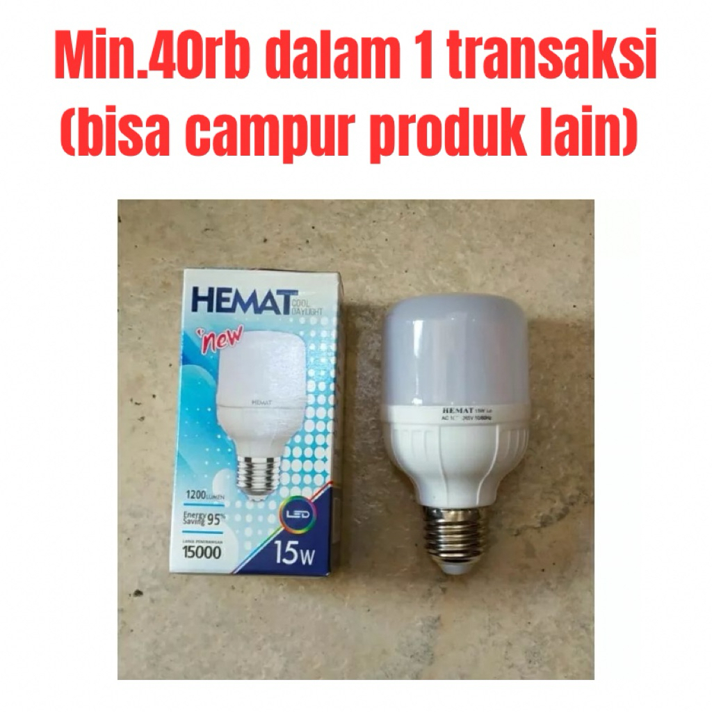 Jual LAMPU LED 15 W HEMAT KAPSUL HEMAT ENERGI PROMO GROSIR MURAH ...