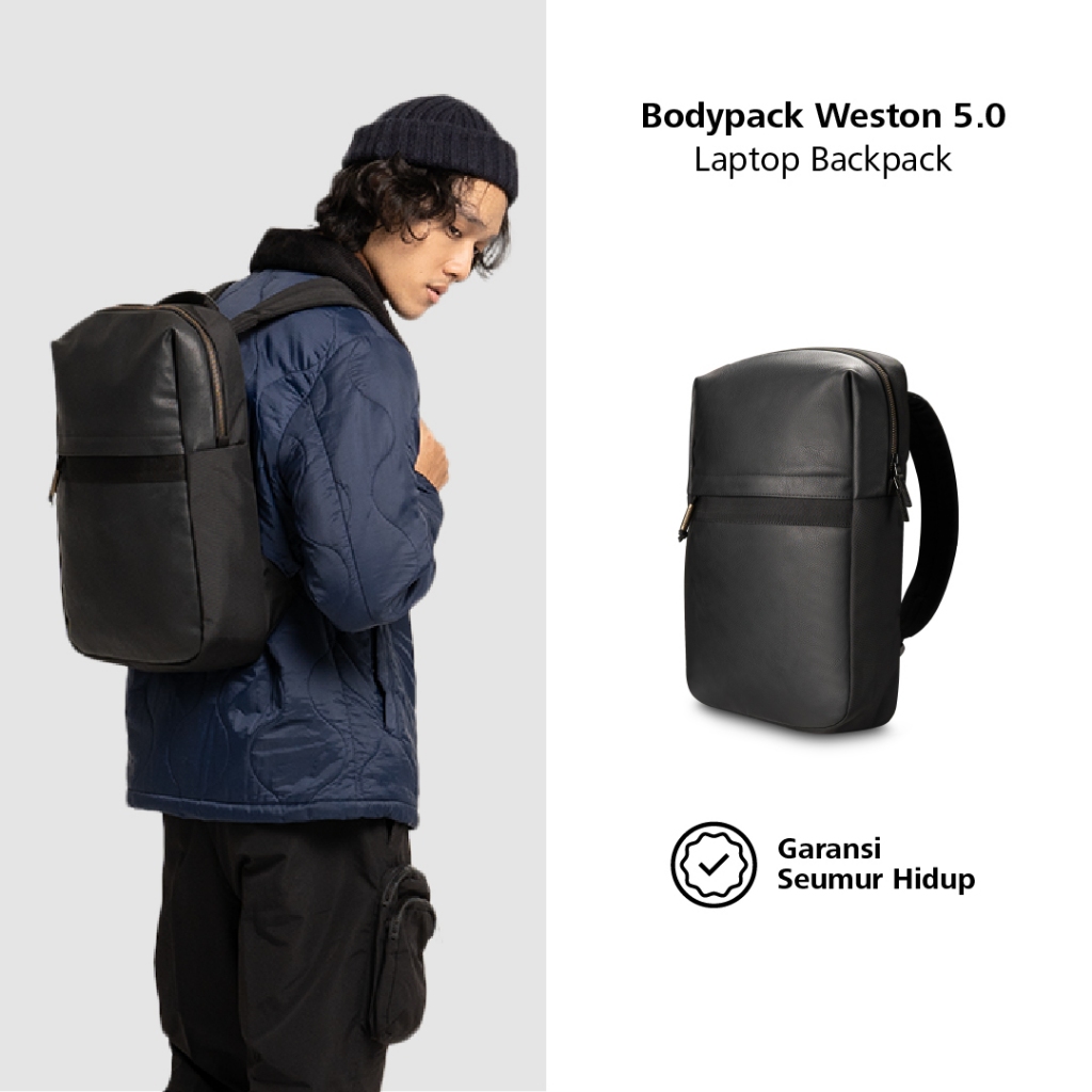 Jual Bodypack Weston 5.0 Laptop Backpack 14-Inch Tas Ransel Kerja ...