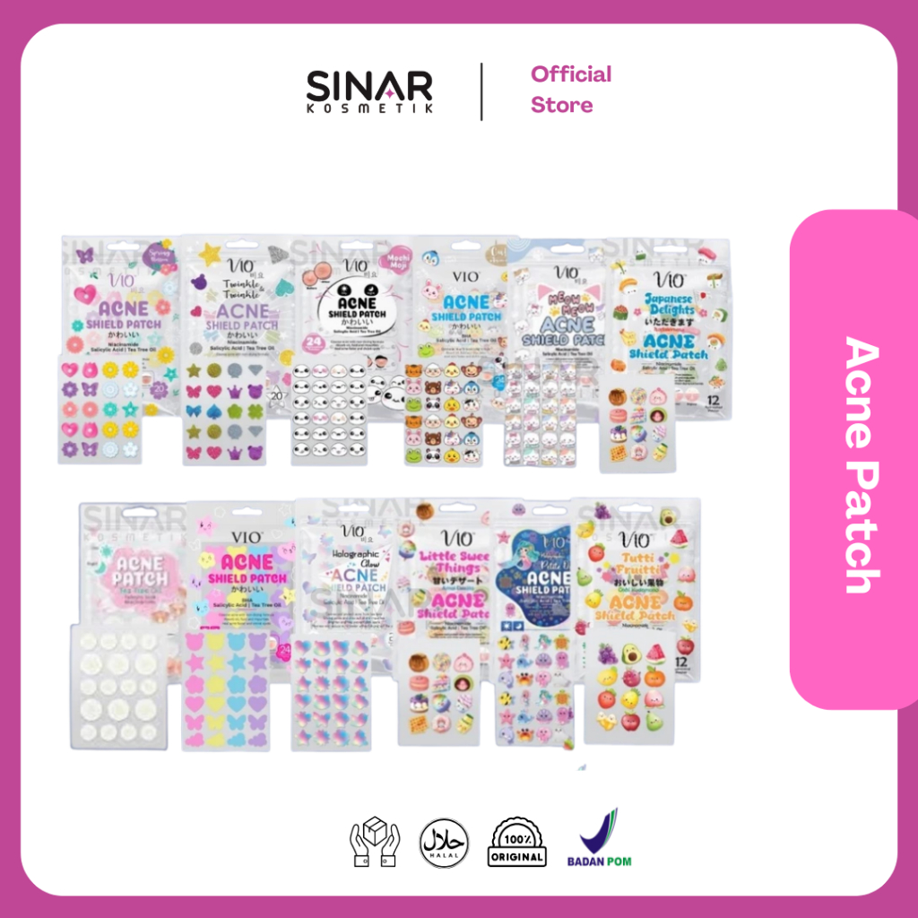 Jual Vio Acne Pimple Shield Patch - Nose Strip / Meow / Zodiac / Petite ...