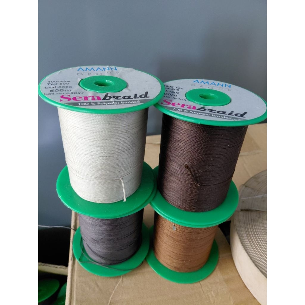 Jual Benang Serabraid AMANN GROUP,100% Polyester braided, 100WR,500tex ...