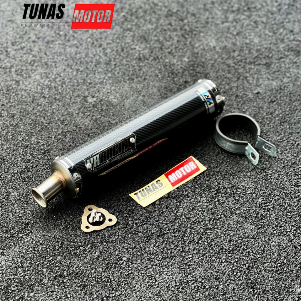Jual Silincer Knalpot ORIGINAL YR RACING Carbon (A1) Ninja 150 SS R RR ...