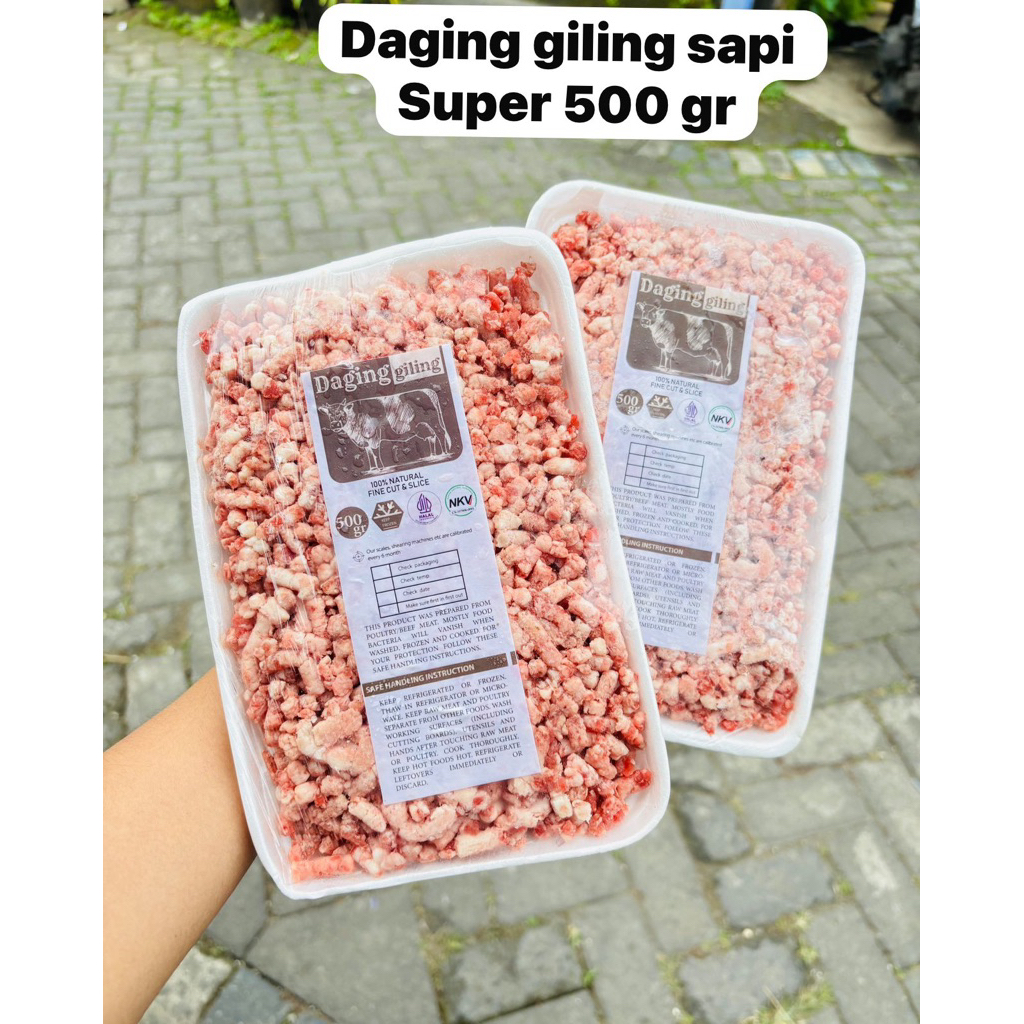 Jual DAGING SAPI GILING 500 GR khusus instan | Shopee Indonesia