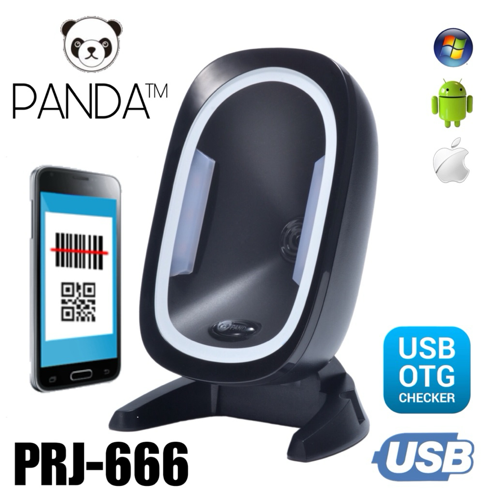 Jual 2D IMAGE OMNI QR CODE PANDA PRJ-666 BARCODE SCANNER (E-FAKTUR ...