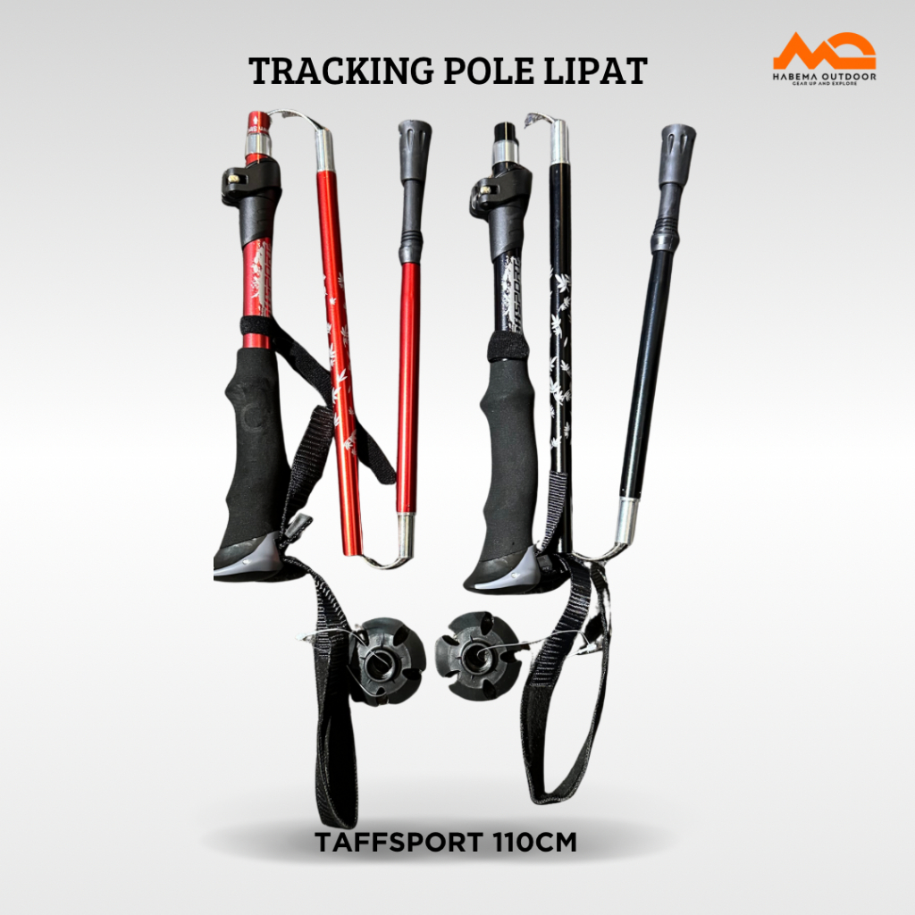Jual Tracking Pole Lipat Tongkat Gunung Trekking Hiking 110CM | Shopee ...