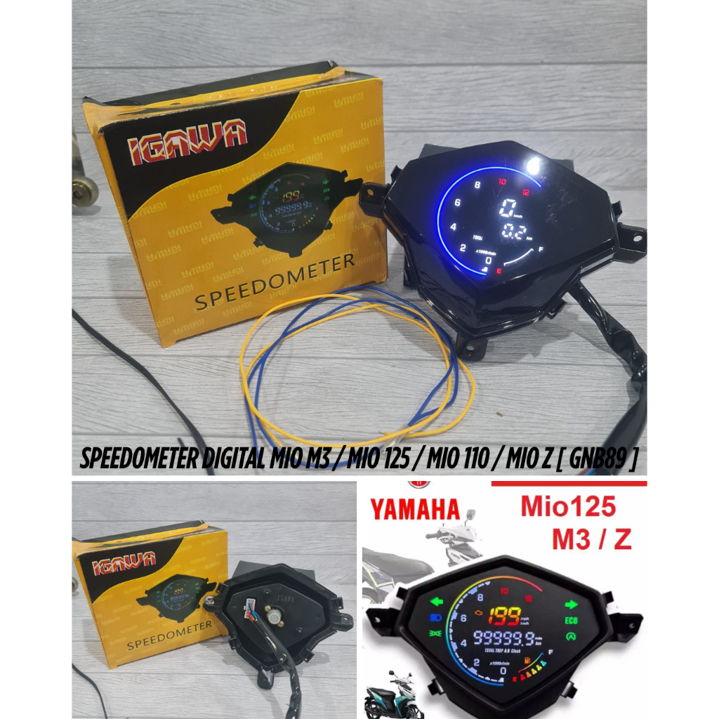 Jual SPEEDOMETER DIGITAL LED YAMAHA MIO M3 MIO 125 MIO 110 MIO Z PNP ...