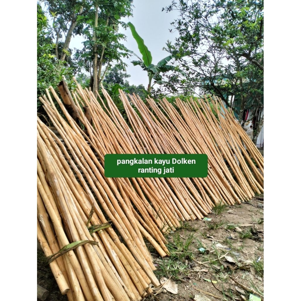 Jual ranting kayu jati DM 2*3 cm panjang 2 mtr (200cm) | Shopee Indonesia