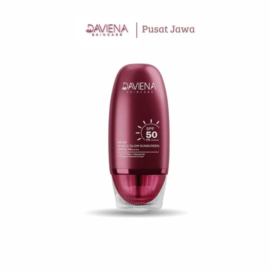 Jual DAVIENA SKINCARE - Sunscreen SPF 50PA++++ 5X UV Sheild Glow ...