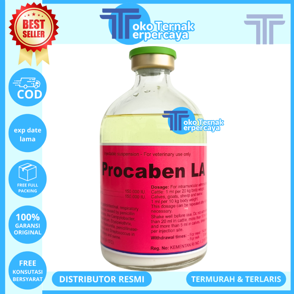 Jual PROCABEN LA 100ML - Obat Ternak | Shopee Indonesia
