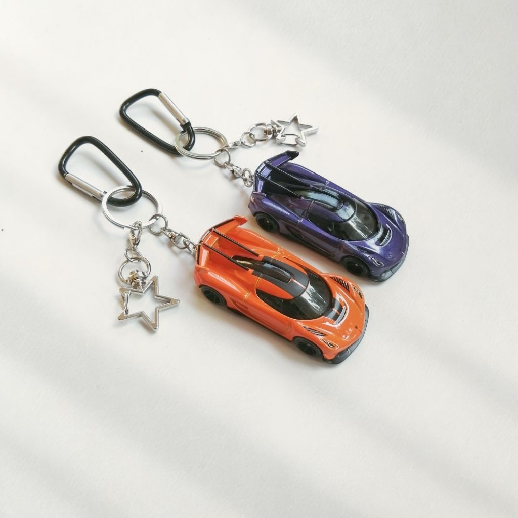 Jual Gantungan Kunci/Keychain Hot Wheels Koenigsegg Jesko Orange ...