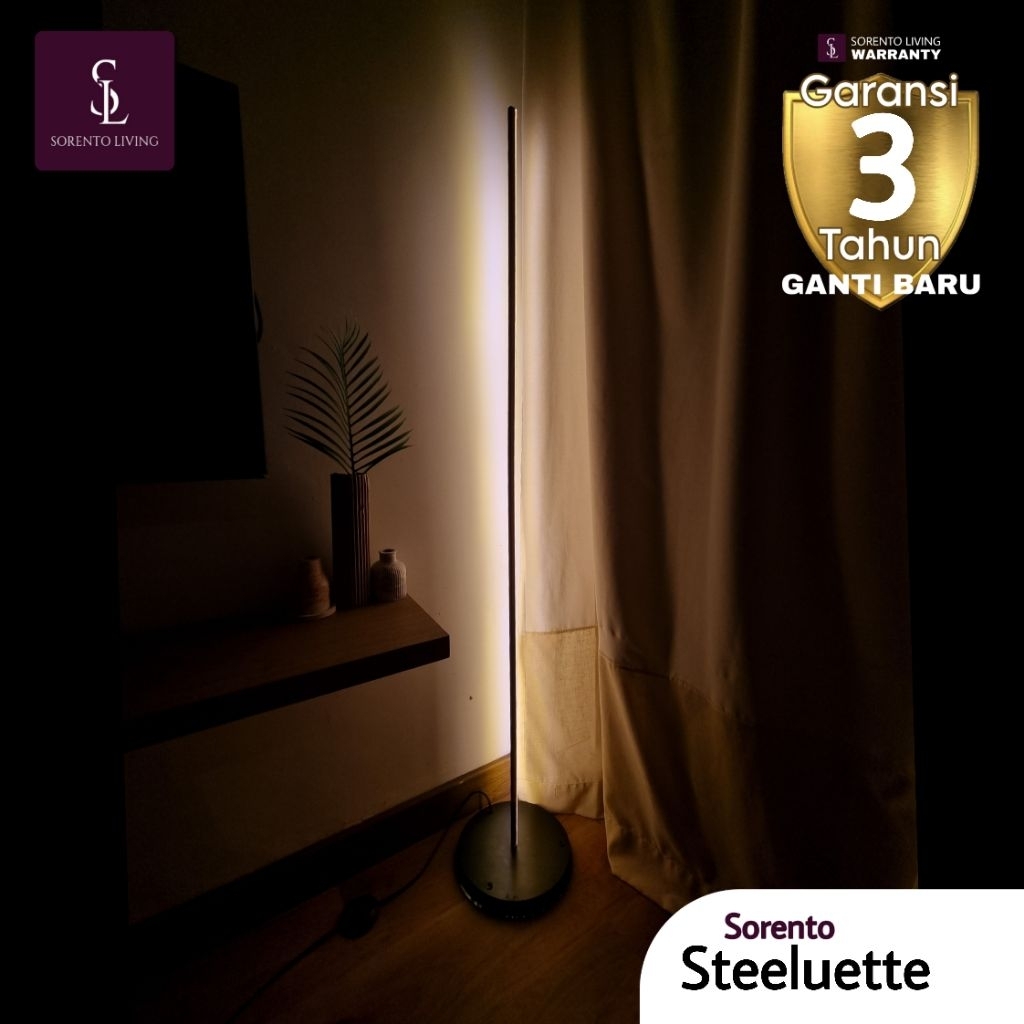 Jual Standing Lamp Sorento Steeluette / Aesthetic Standing Side Floor ...