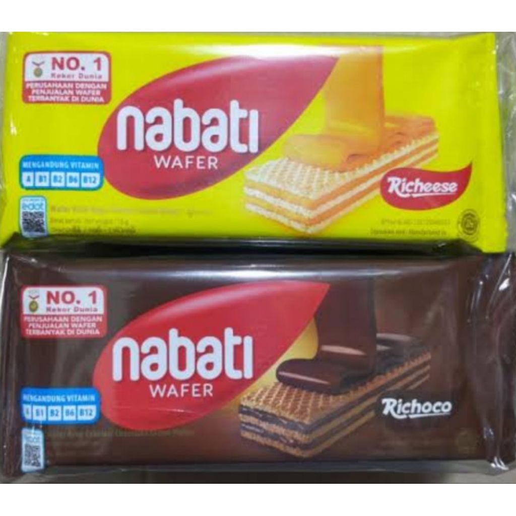 Jual ( per pack) nabati wafer 1renteng isi 10pcs x 15 gram.. | Shopee ...