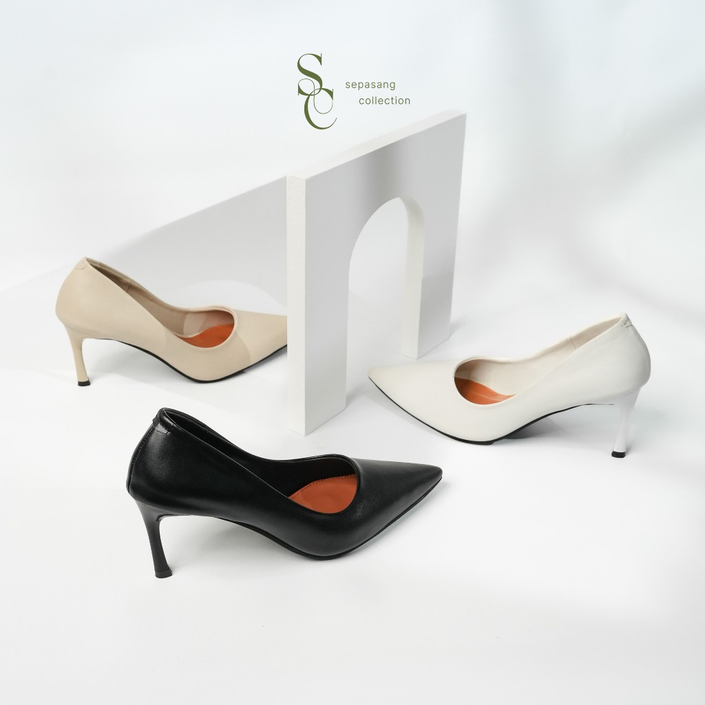 Jual SEPASANG COLLECTION Jolie Sendal Mules Wanita 7 Cm Shoes Sandal ...