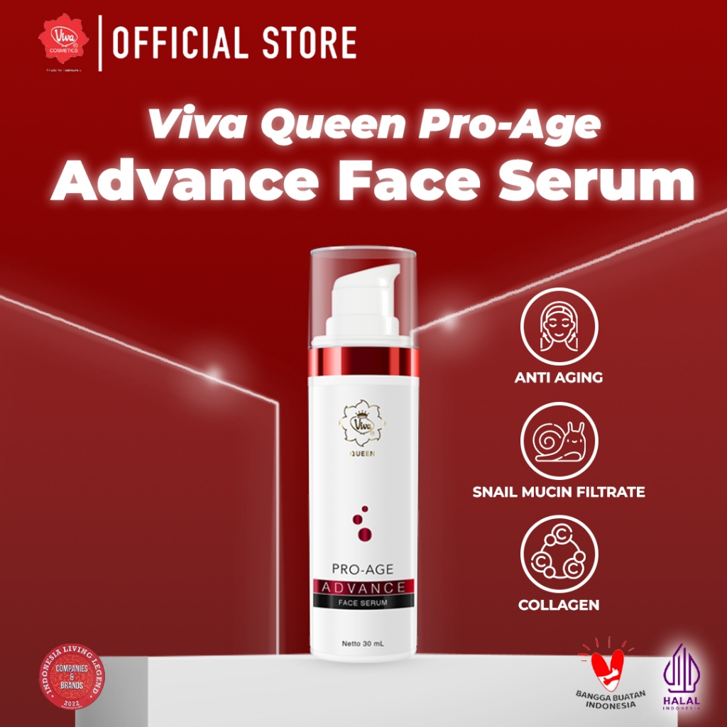 Jual Viva Queen Pro-Age Advance Face Serum with HYDROLYZED HYALURONIC ...