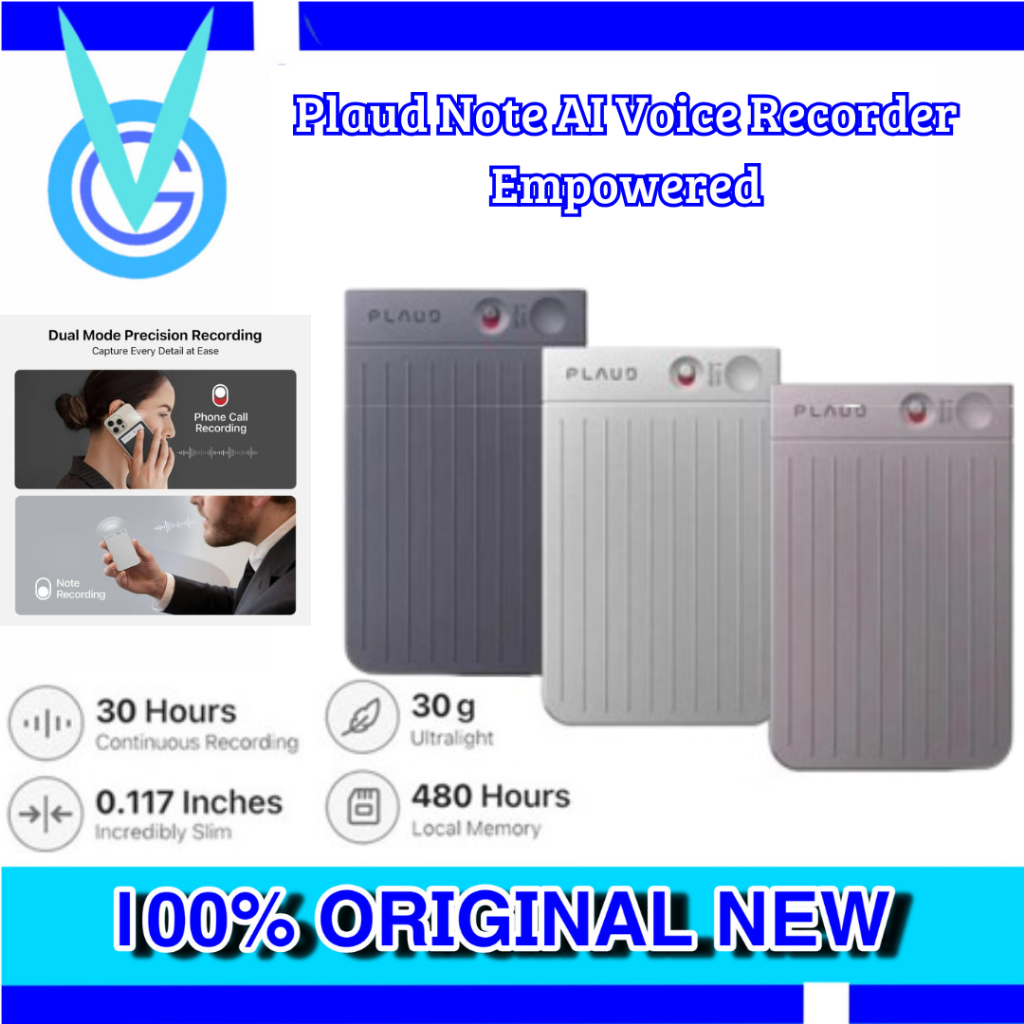 Jual Plaud Note AI Voice Recorder Empowered | Shopee Indonesia