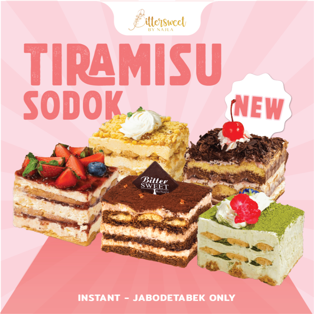 Jual [ INSTANT ONLY ] Tiramisu Sodok Bittersweet by Najla [ Best Price ...