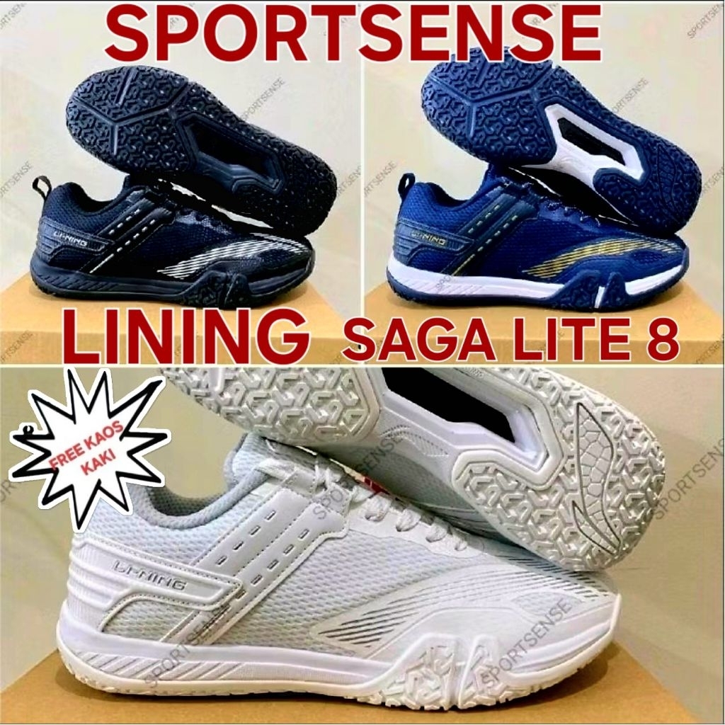 Jual Sepatu Bulutangkis Badminton Lining Saga Lite 8 VIII SAGALITE 8 ...