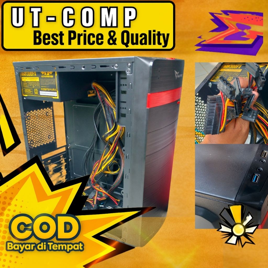 Jual Casing Alcatroz Second + PSU Armageddon 300FX 24 Pin 6 Pin VGA USB ...