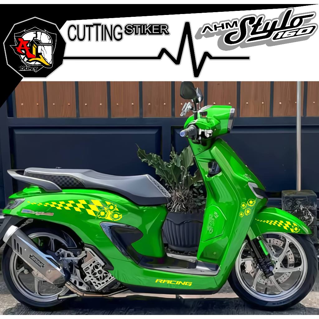 Jual STICKER CUTTING/STRIPING AHM HONDA STYLO 160/578A/STIKER BENDERA ...