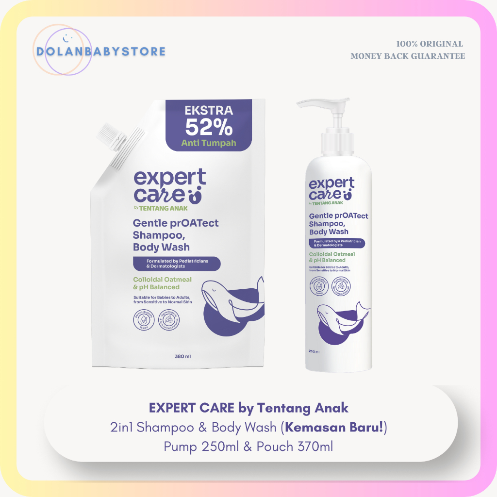 Jual Expert Care 2in1 Wash with Colloidal Oatmeal | Sabun Shampoo Bayi ...