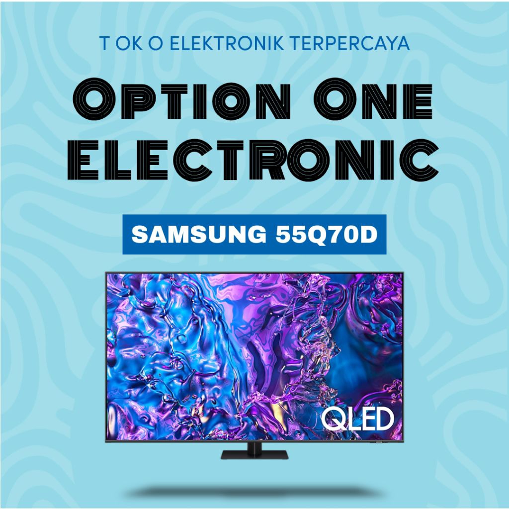 Jual SAMSUNG 55Q70D / QA55Q70D QLED 120hz 4K SMART TV 55 inch 2024 ...